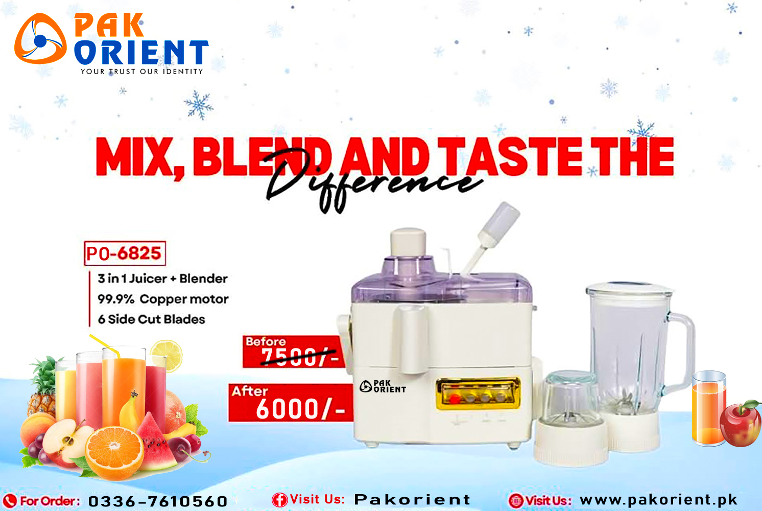 PakOrient Electric Grinder/Chapper/Blender/Dry-Mill 3in1 - Domestric ...